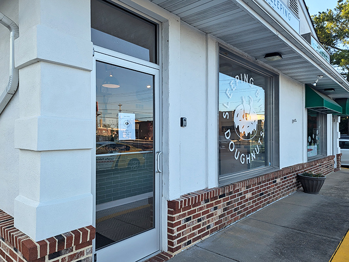 Sleeping Bird's minimalist storefront hides a wonderland of artisanal donuts &ndash; proof that sometimes the best treasures come in unassuming packages.