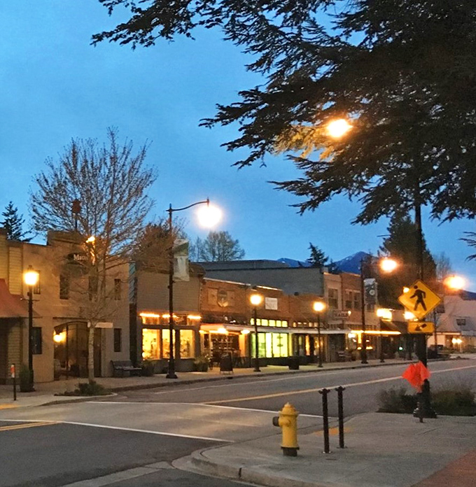 Mountain town magic and waterfall power combine in this community that balances nature with neighborly charm.