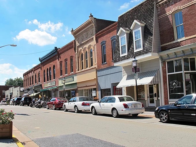 Historic downtown streets preserve the past while welcoming the present, offering a glimpse into simpler times and easier living.