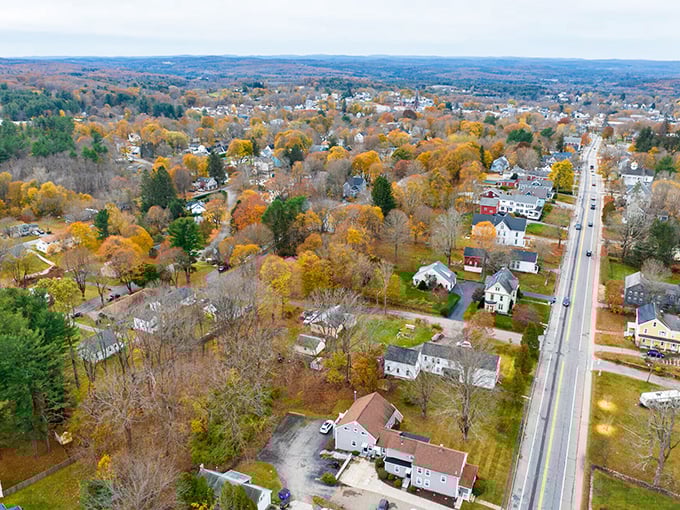 Spencer's Main Street offers a splash of autumn color that no fast-paced city could ever match.