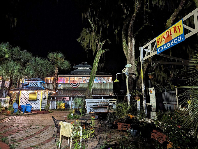 Waterfront dining where the dock extends your table right over the marsh for ultimate coastal ambiance.