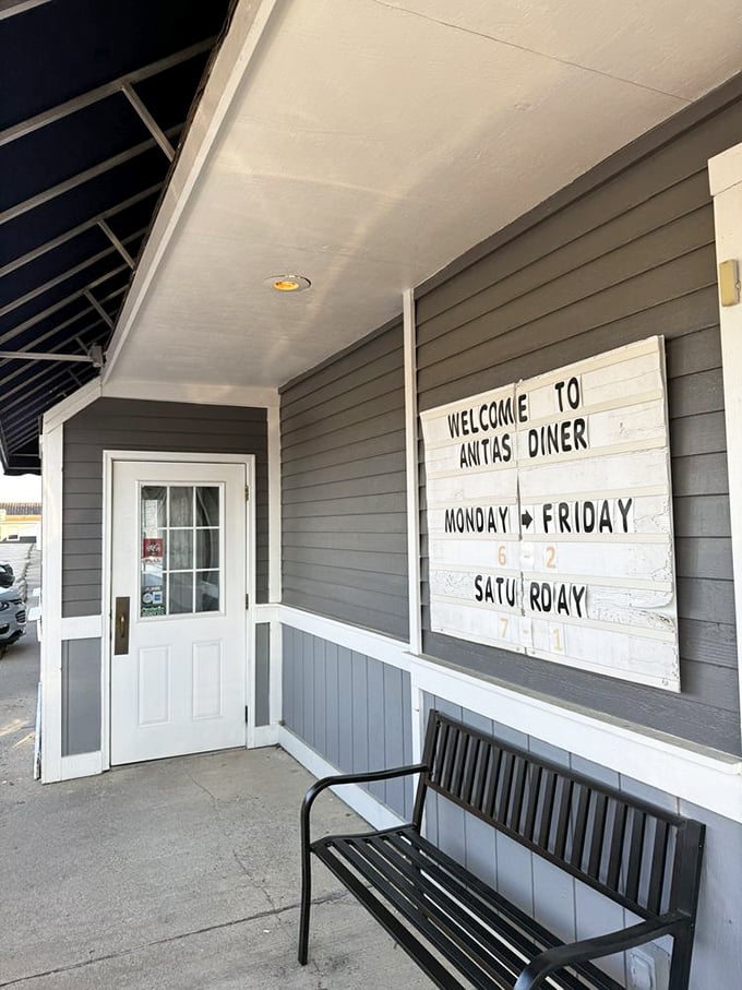 That handwritten sign isn't just telling you the hours&mdash;it's inviting you into a world where breakfast is an art form and everyone feels like a regular.