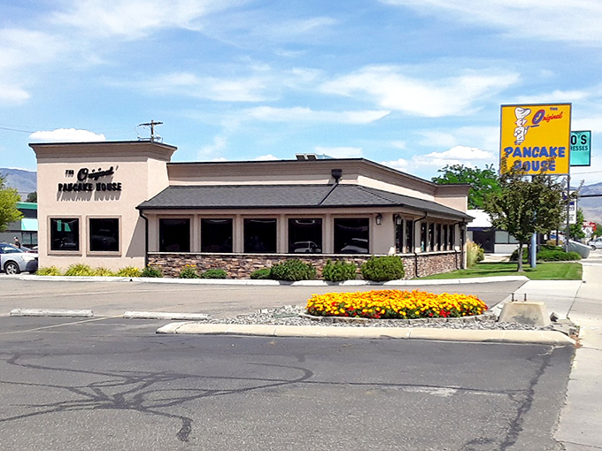 The Original Pancake House exterior whispers "we wrote the book on breakfast" - and inside, they prove it.