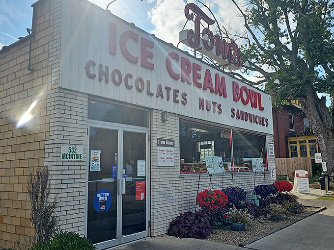 Tom's Ice Cream Bowl's retro charm promises scoops of happiness that taste exactly like summer should.