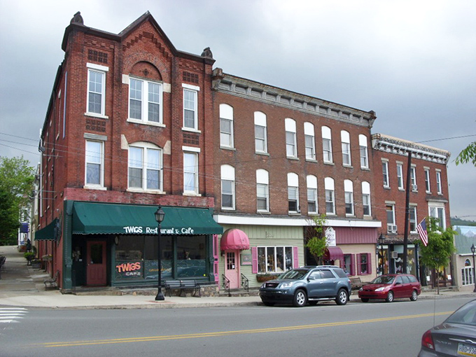 Tunkhannock's brick buildings line up like proud soldiers who've been guarding small-town values for generations.