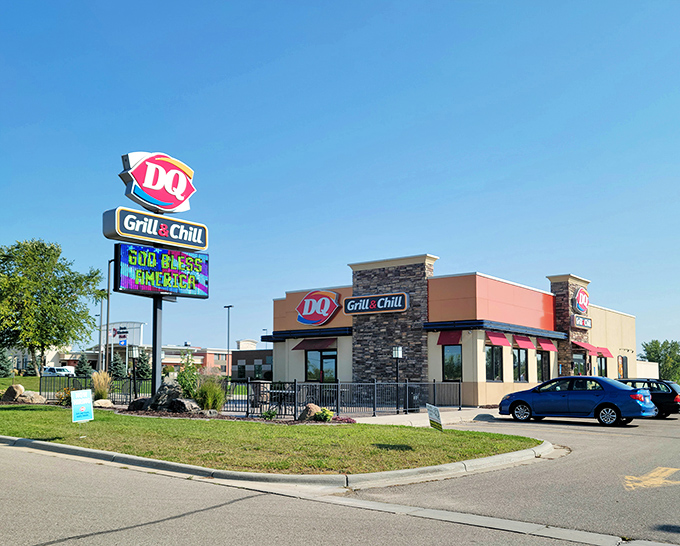 Prairie hospitality shines bright in this welcoming community where the Dairy Queen never forgets what affordable treats should cost.