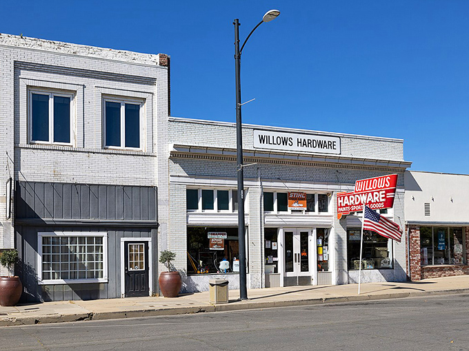Willows Hardware represents small-town values where quality goods and fair prices go hand in hand like old friends.