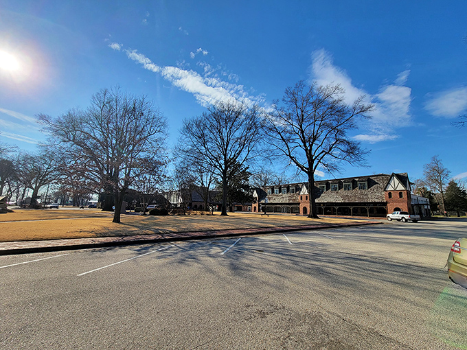 Wilson's historic buildings stand proudly along tree-lined streets, offering a peaceful retreat from the modern world.