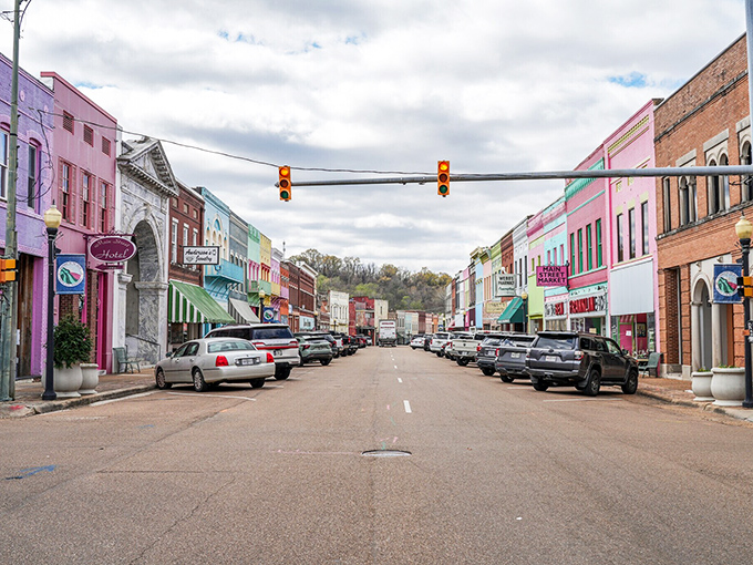Yazoo City reveals its perfect grid of streets, where small-town affordability meets big-hearted community.