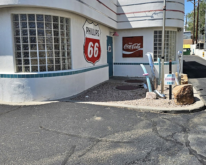 Turquoise trim and Coca-Cola signs&mdash;this diner hasn't just preserved history, it's still living it with every burger served.