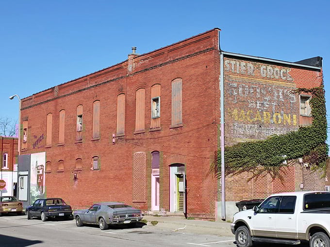 Ghost signs and genuine deals! Atlantic's vintage brick whispers tales from when macaroni cost pennies&mdash;and somehow, this town's prices still make that seem possible.