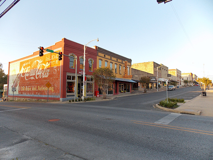 Historic charm fills downtown Batesville where colorful storefronts, local businesses, and friendly faces create a welcoming small-town atmosphere.
