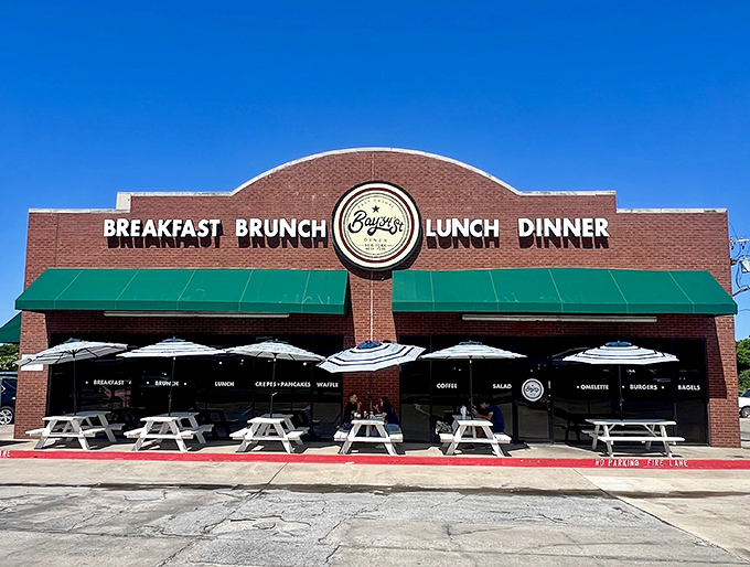 The classic diner architecture promises the kind of meal that makes you want to invent reasons to be in this part of town again tomorrow.