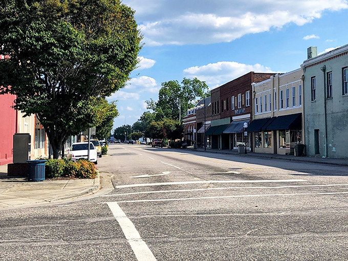 Wide streets and historic buildings create the perfect stage for small-town life at its finest.