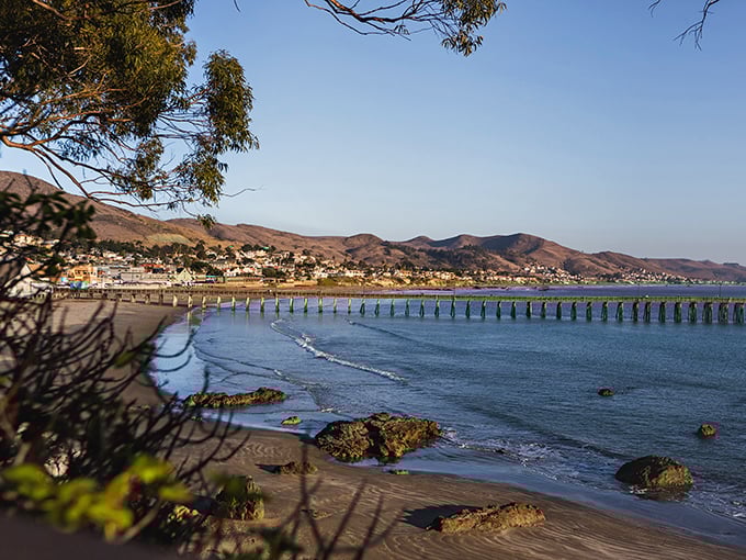 That wooden pier stretches into forever, promising fish tales and sunset magic worth the drive.