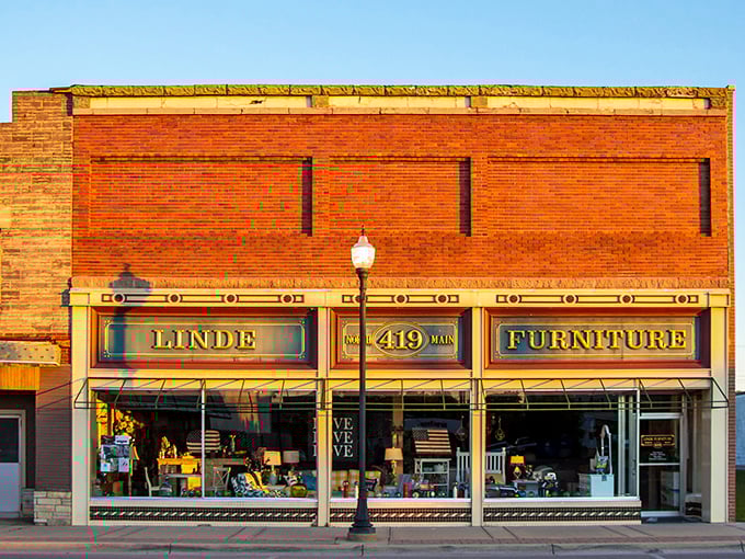 Cheboygan's colorful facades brighten even cloudy days with their cheerful, welcoming small-town spirit.