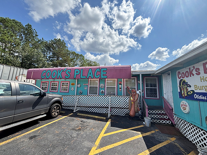 When your restaurant looks this fun, you know the food inside matches that same spirit of pure enjoyment.