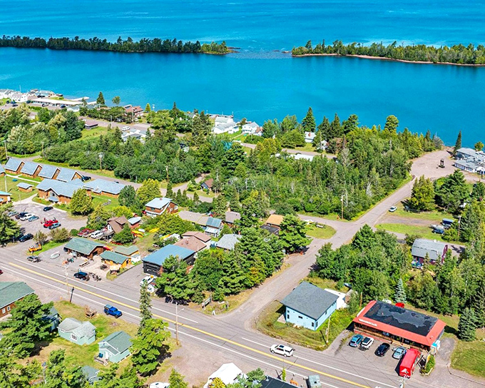 Mesmerizing coastal aerial view of the town that will make you fall in love with it over and over.