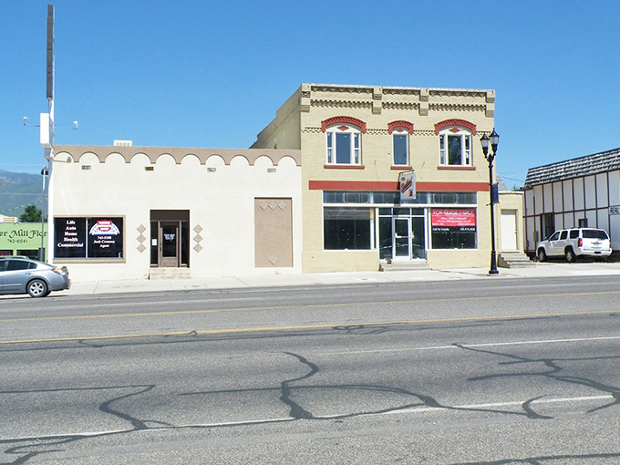 Fillmore's historic buildings house modern bargains. The territorial capital now specializes in capital savings.