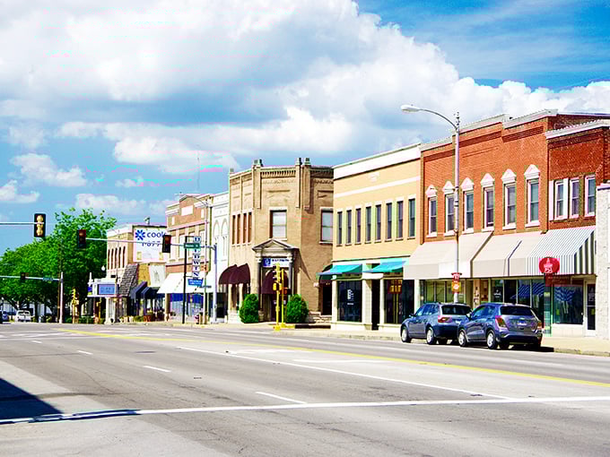 Classic storefronts line up like old friends, each one adding character to Herrin's welcoming downtown.