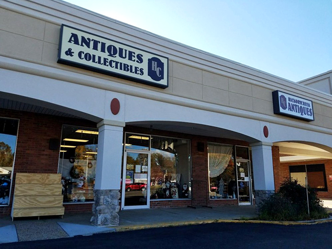 The storefront may be simple, but Hickory Creek's selection of antiques and collectibles is anything but ordinary.