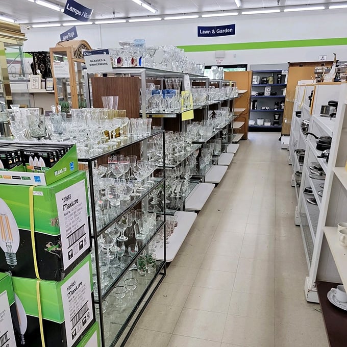 From crystal to construction supplies, this place has everything except boring Saturday afternoons.