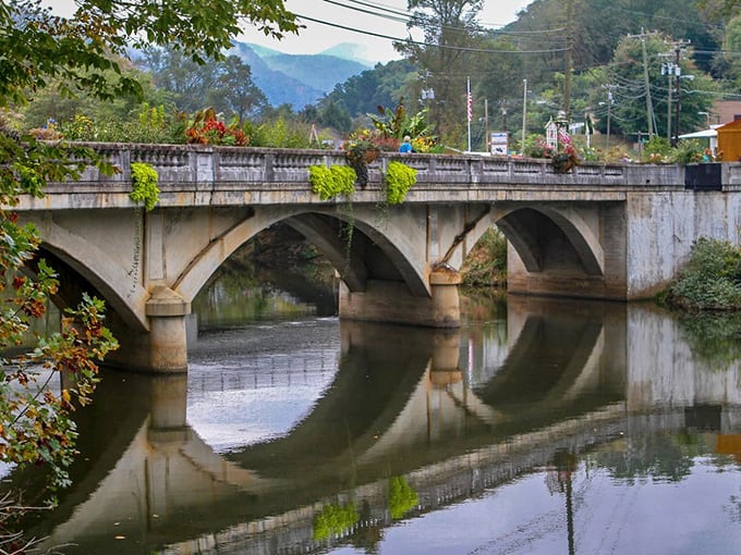 Lake Lure's historic bridge spans more than just water &ndash; it connects visitors to the town's rich past and picture-perfect present.