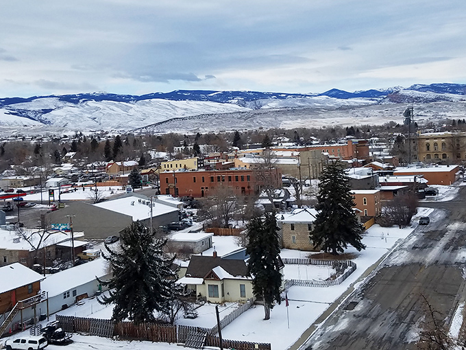 Snow-capped mountains create a stunning backdrop for Lander, where natural beauty comes standard with affordable living.