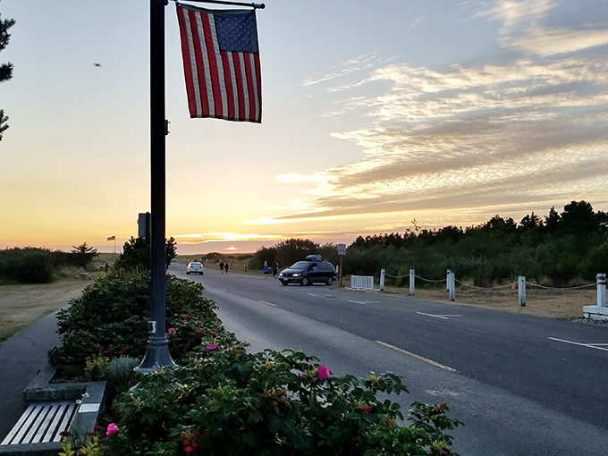 Pacific sunset magic begins here, where the beach stretches beyond the horizon and vacation dreams come true.