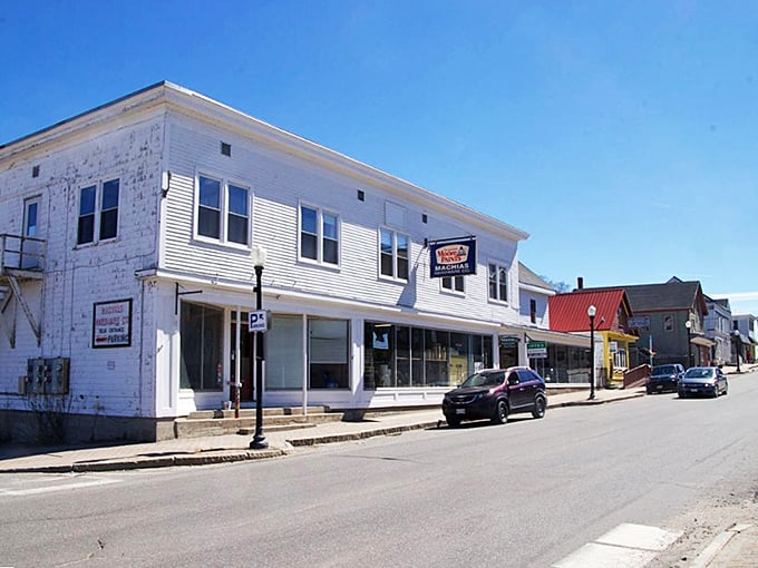 Machias' bright, airy downtown offers affordable storefronts and apartments where your $1,200 monthly budget stretches comfortably in coastal Maine.