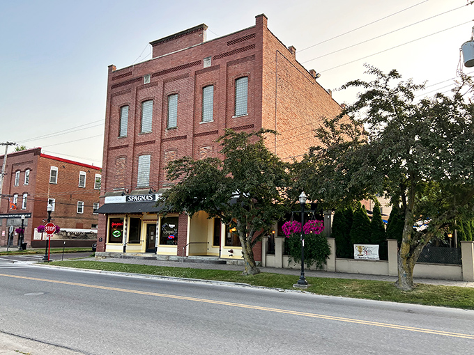 This charming brick building in Marietta is a favorite local spot surrounded by flowers, good food, and welcoming smiles.
