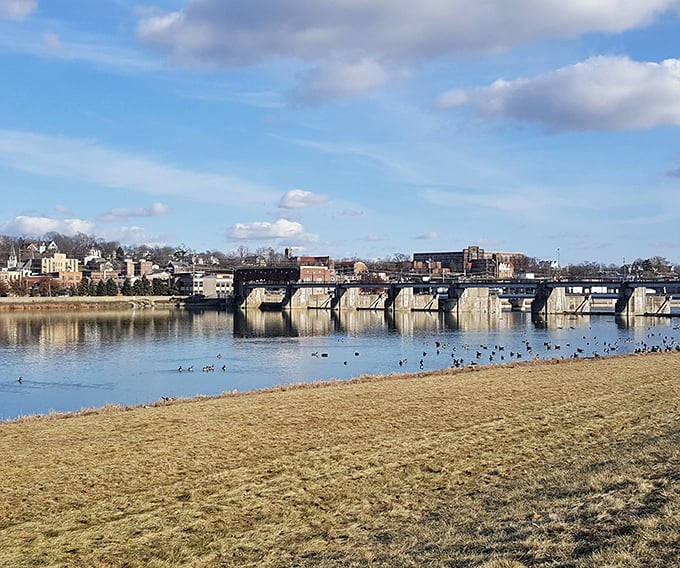 The dam in Ottumwa holds back the water, much like the city holds back high prices from flooding your budget.