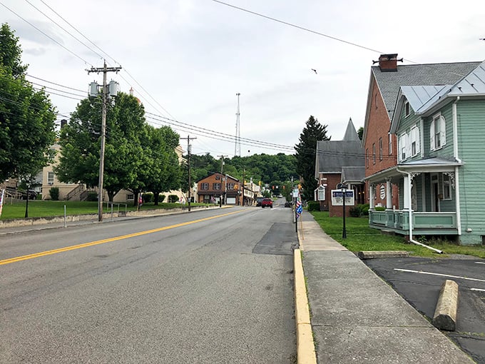 Small town, smaller prices! Romney's modest main street serves up a comfort food buffet of affordable living under moody Appalachian skies.