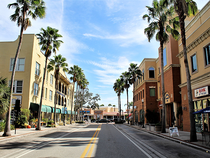 Palm-lined Main Street invites you to slow down and savor the moment&mdash;no rush hour allowed here!