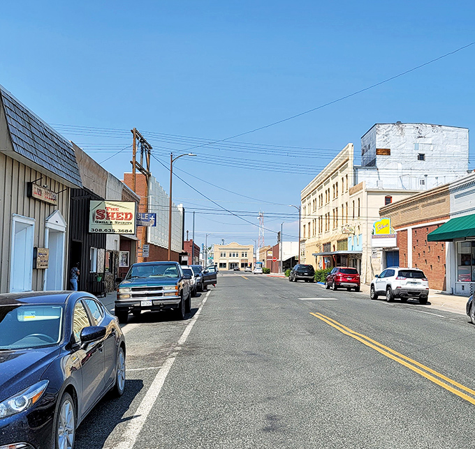 Small town, big sky! Alliance's main street stretches toward possibility like the opening scene of a heartwarming indie film about coming home again.