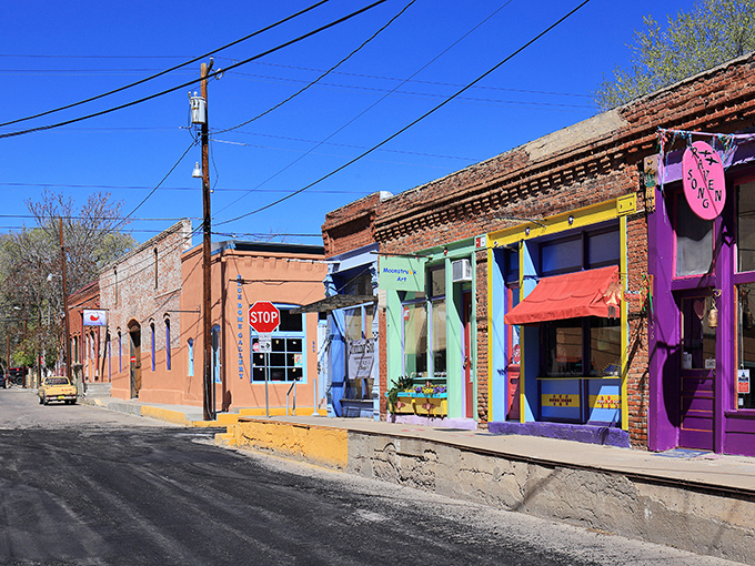 Vibrant murals and colorful facades make every walk through downtown Silver City a visual adventure.