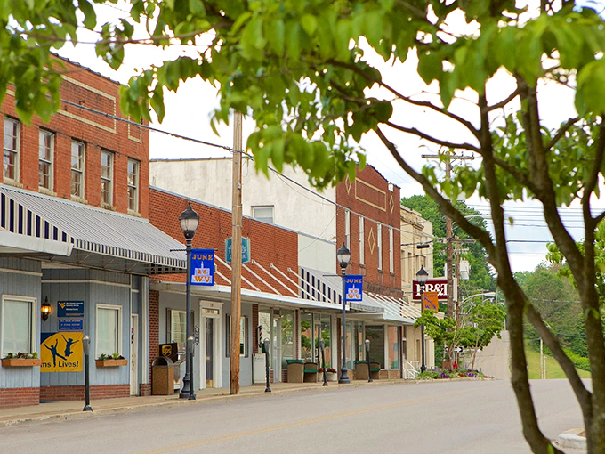 The kind of Main Street where the theater still has just one screen and the best restaurant recommendations come from the person next to you at the crosswalk.