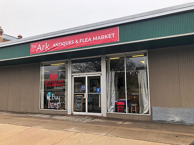 The welcoming facade invites you to step inside and discover why this local favorite has earned its reputation for quality finds.