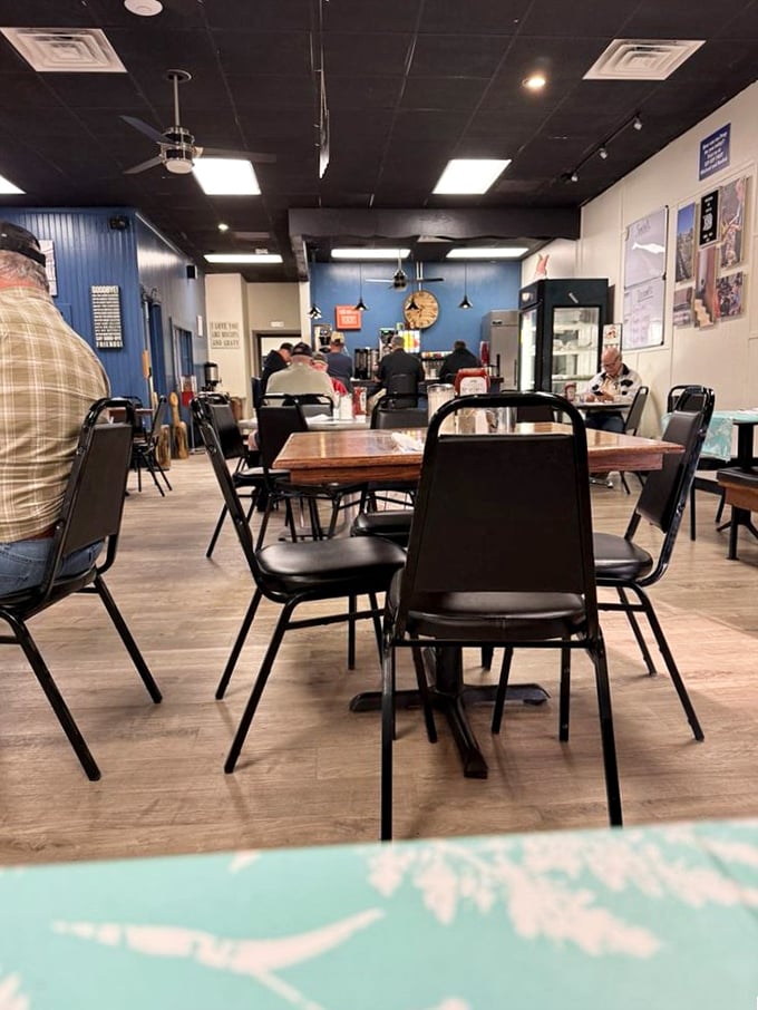 The bench outside isn't just for waiting&mdash;it's for recovering after a breakfast so good you'll need a moment before driving home.