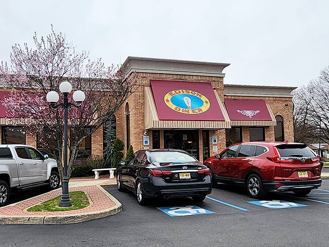 The Edison's cheerful exterior promises the kind of hearty comfort food that powers communities and brings smiles.