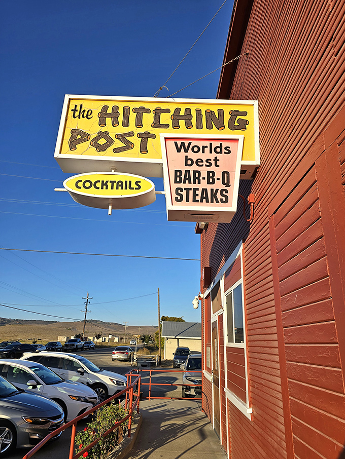 That weathered red exterior isn't just a building&mdash;it's a time machine to when barbecue was an art, not a trend.