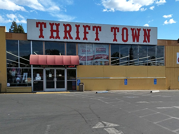 That sprawling storefront promises adventure inside - where local families have found treasures and bargains for generations running.
