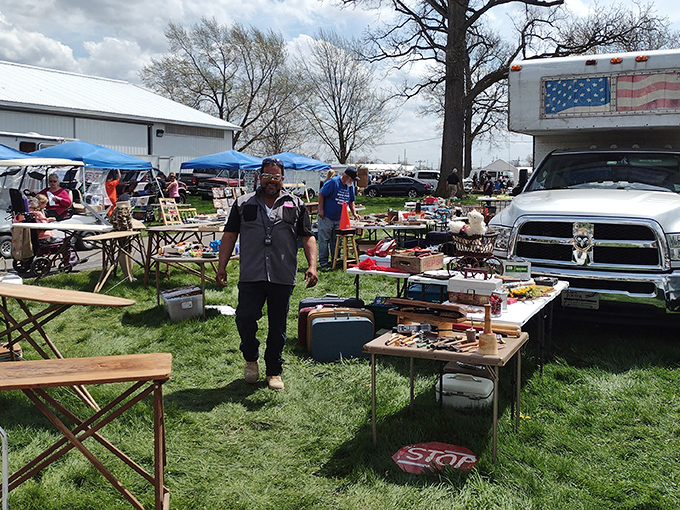 Weekend warriors gather here where friendly vendors and fresh air create the perfect small-town shopping experience.