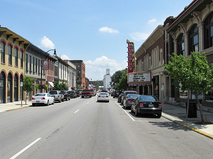 Small-town squares don't get much better than this – where community gatherings and daily life intersect beautifully.