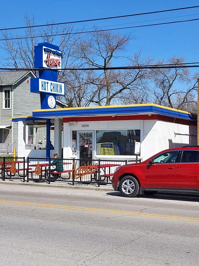 By daylight, HotBoys looks ready to serve up some serious heat alongside that famous Fountain Square energy.
