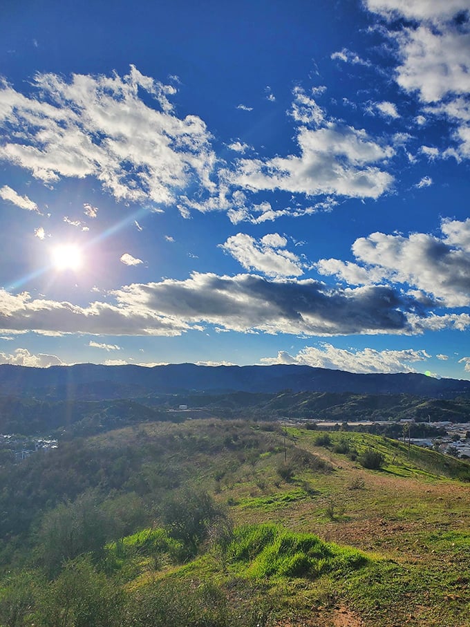 Heaven and earth meet under a sky that seems impossibly blue&mdash;making you wonder if you've accidentally wandered onto a movie set.