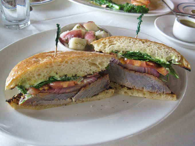 The sandwich that launched a thousand sighs&mdash;tender ahi tuna dressed for success between slices of pillowy bread.