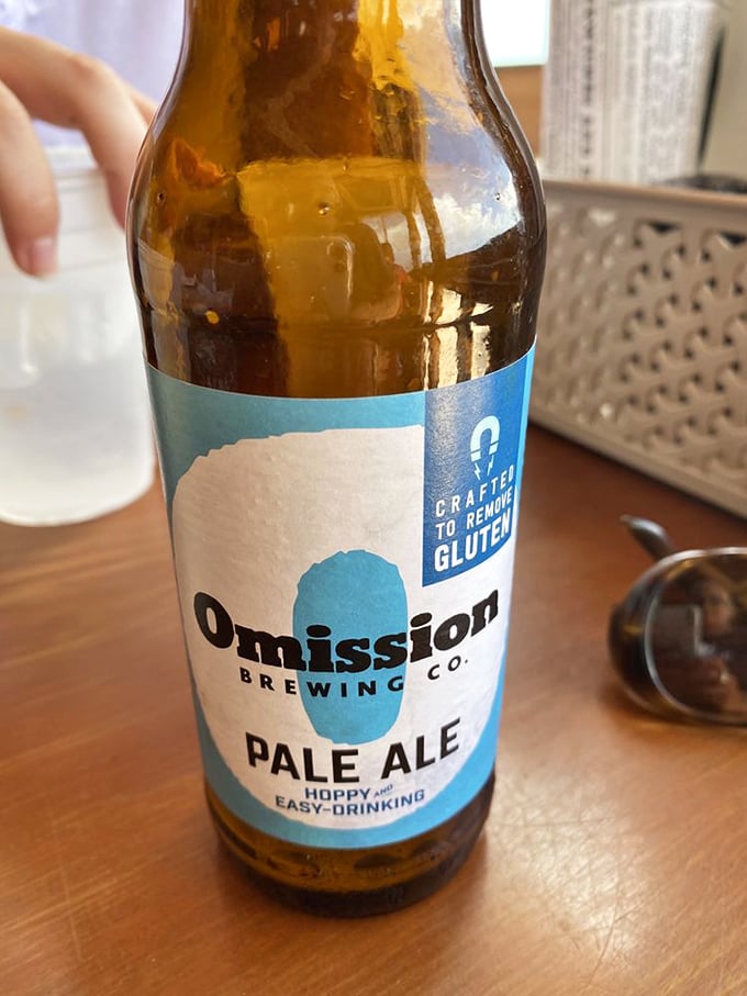 Gluten-free and worry-free: Omission Pale Ale proves dietary restrictions don't mean sacrificing that perfect beer-with-seafood moment at the beach.