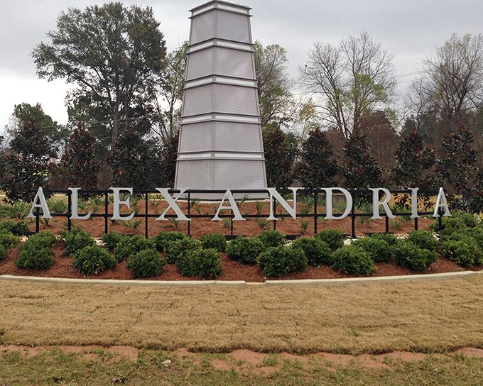 The Alexandria welcome sign stands tall, greeting visitors with Southern charm and the promise of affordability&mdash;a combination worth writing home about.
