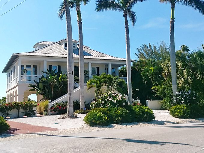 Island architecture at its finest&mdash;elevated living with wraparound porches designed for sunset cocktails and morning coffee with pelican flyovers.